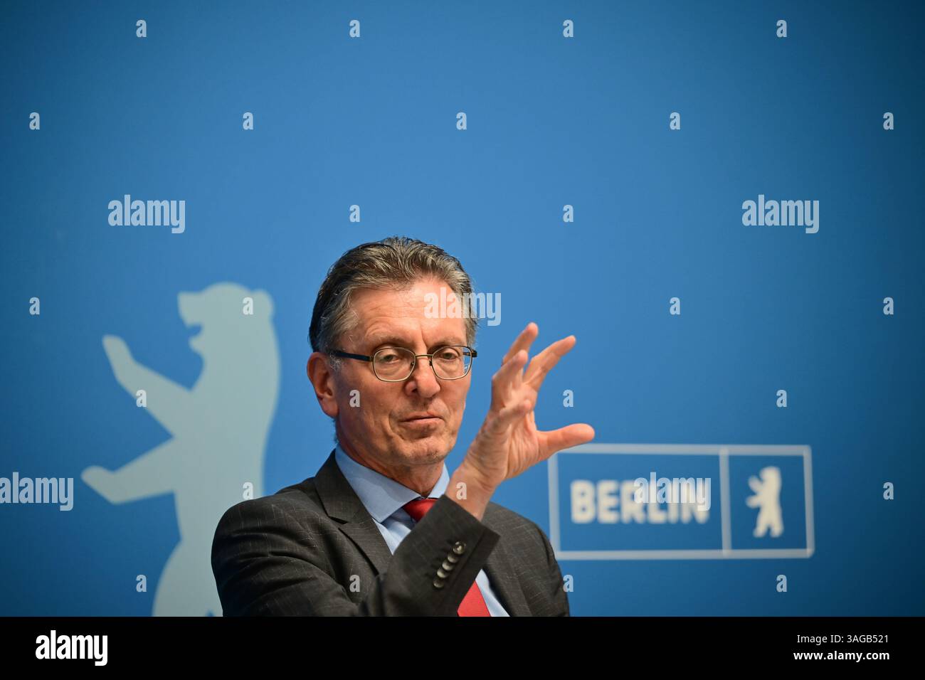 Berlin, Germany. 08th Apr, 2025. Christian Gaebler (SPD), Berlin ...