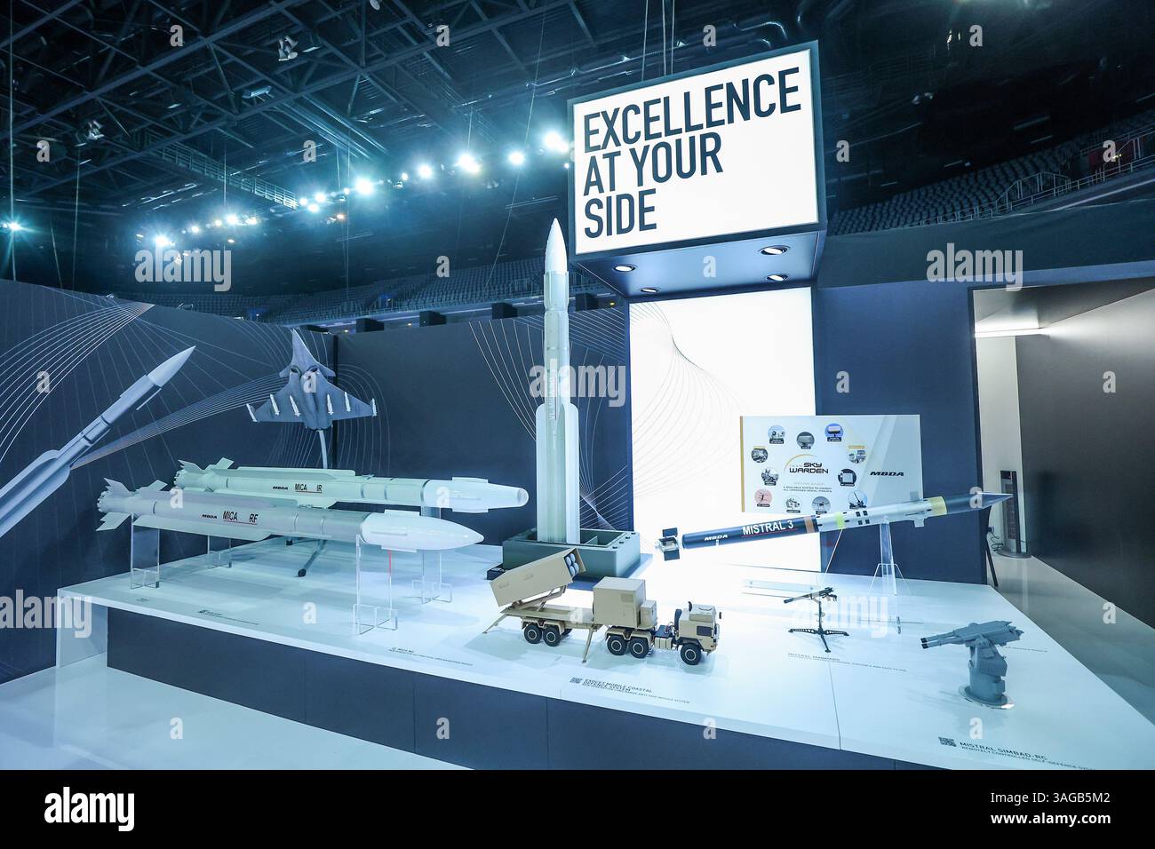 Zagreb, Croatia. 08th Apr, 2025. An international exhibition of arms ...