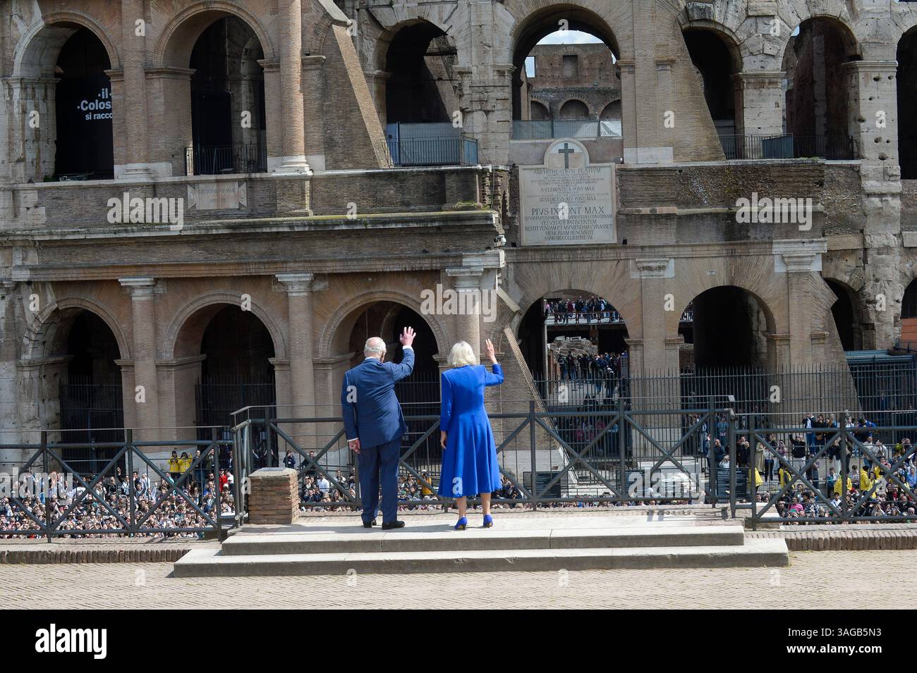 Italy, Rome, 8 April, 2025 : Visit of the Royals of the United Kingdom ...