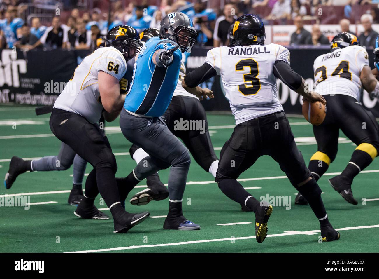 June 24, 2012: Philadelphia Soul defensive lineman Dustin Barno (8 ...