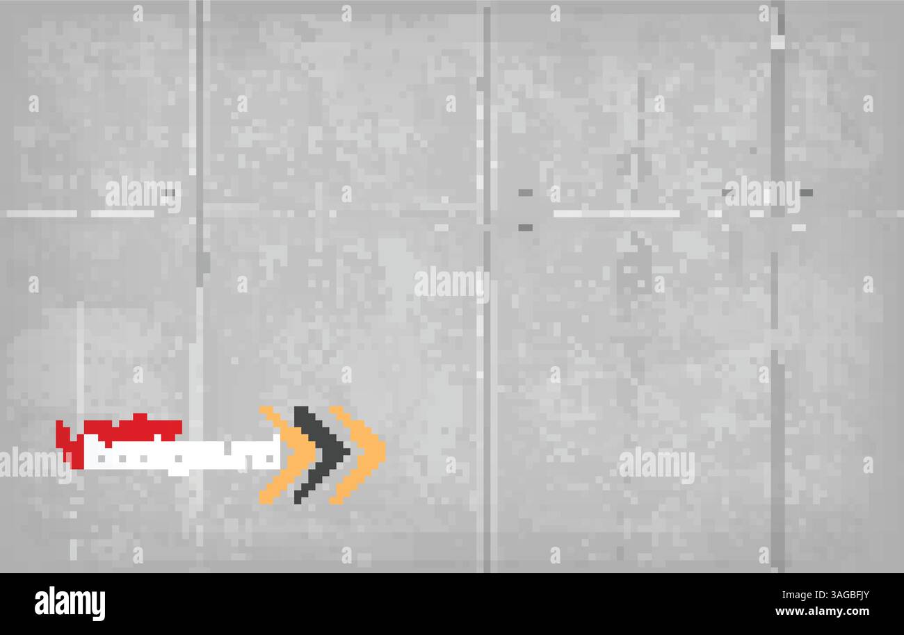 Concrete wall built of monolithic slabs realistic detailed textured vector illustration Stock ...