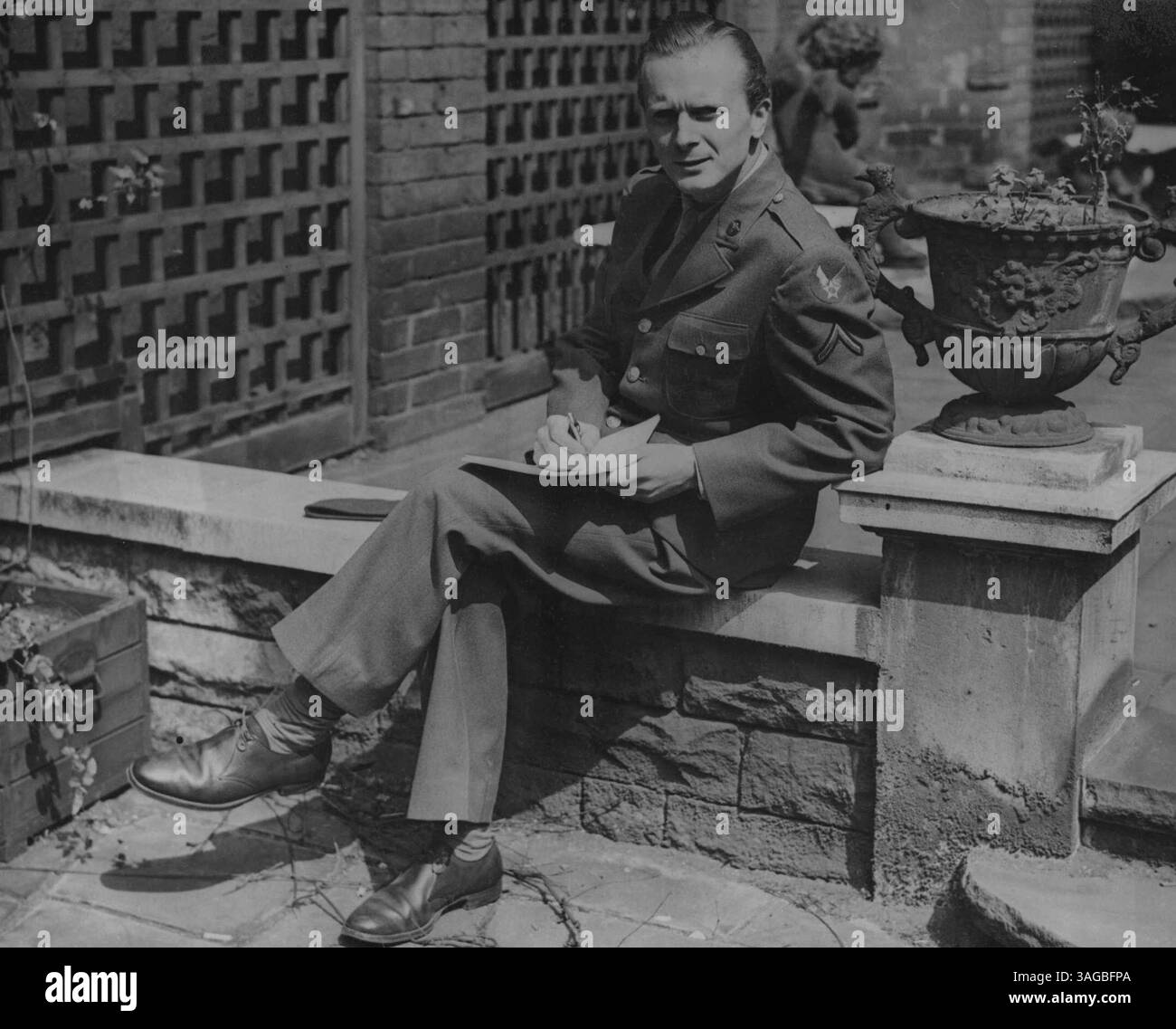 John Buckmaster, Son of Gladys Cooper; Private In The U.S. Army, now ...