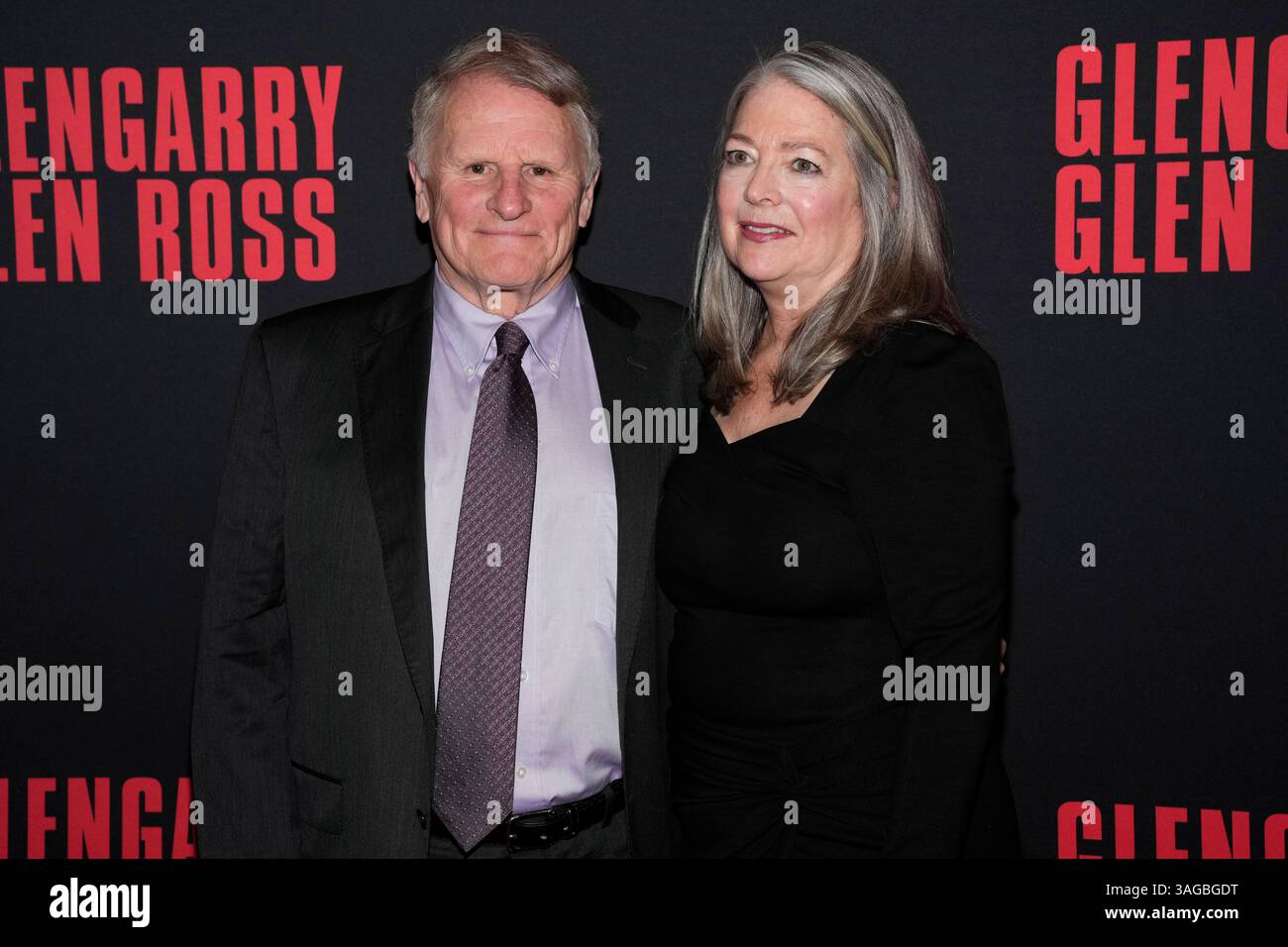 Gordon Clapp and Elizabeth Clapp attend the Broadway opening night of ...