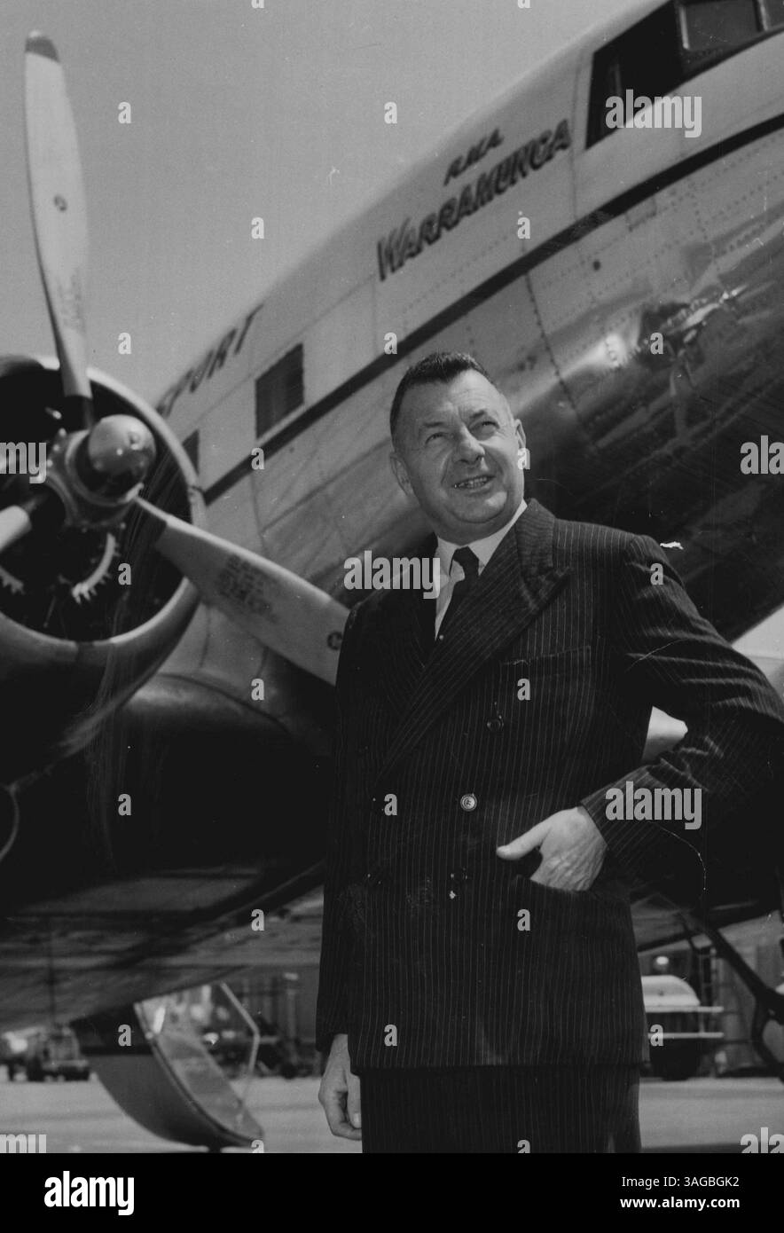 Charles Butler - Airman. December 08, 1955 Stock Photo - Alamy