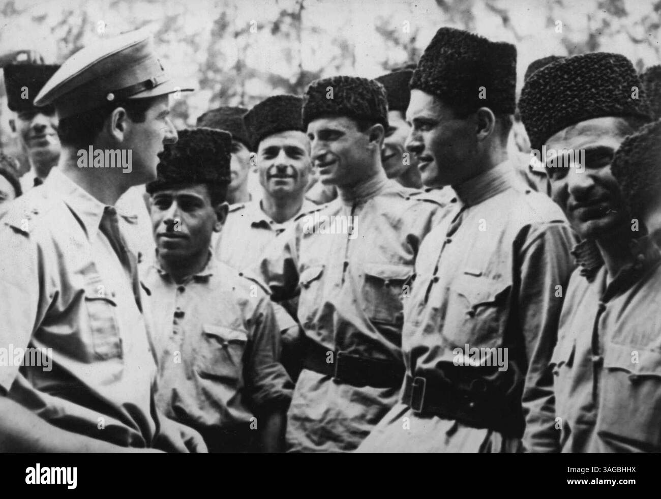 Col. Collet's Circassians Join The British -- Photographs taken showing ...