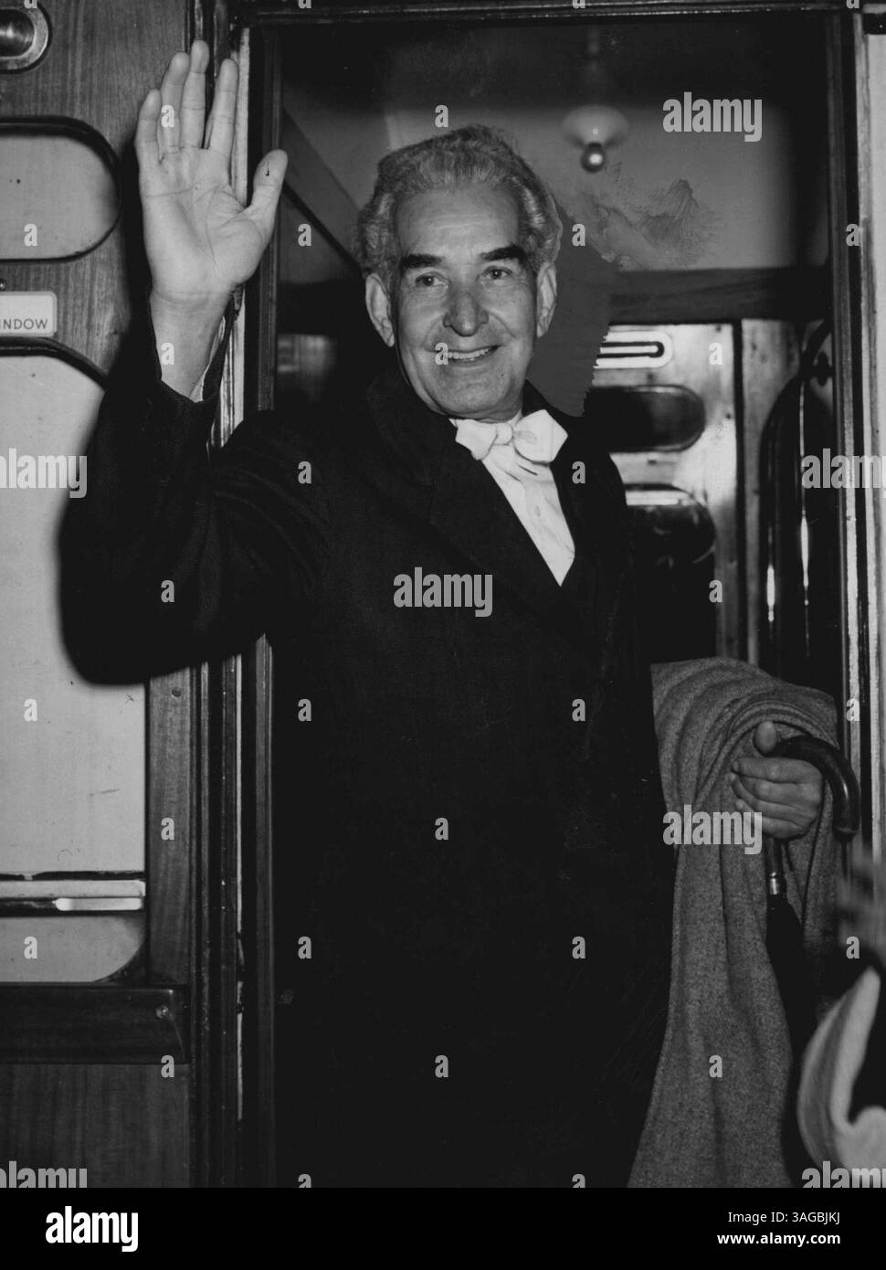 Sir Alexander Bustamente. Bustamante, Prime Minister of Jamaica, Waves ...