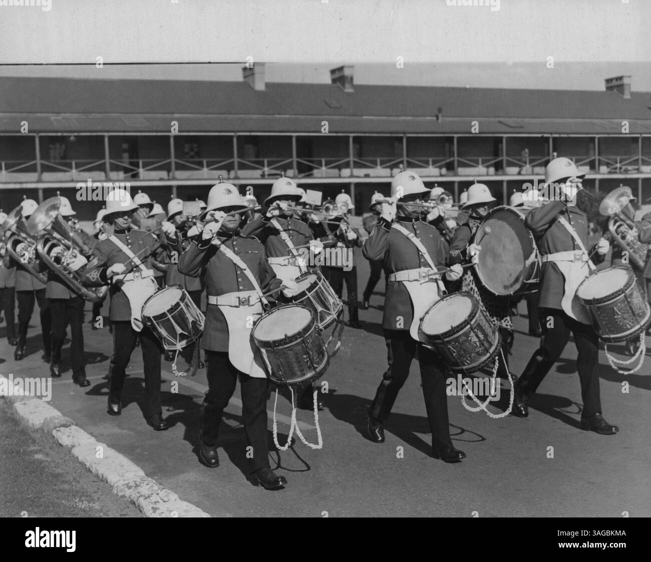 Bands & Musical Instruments - Australian Military. June 8, 1948 Stock ...