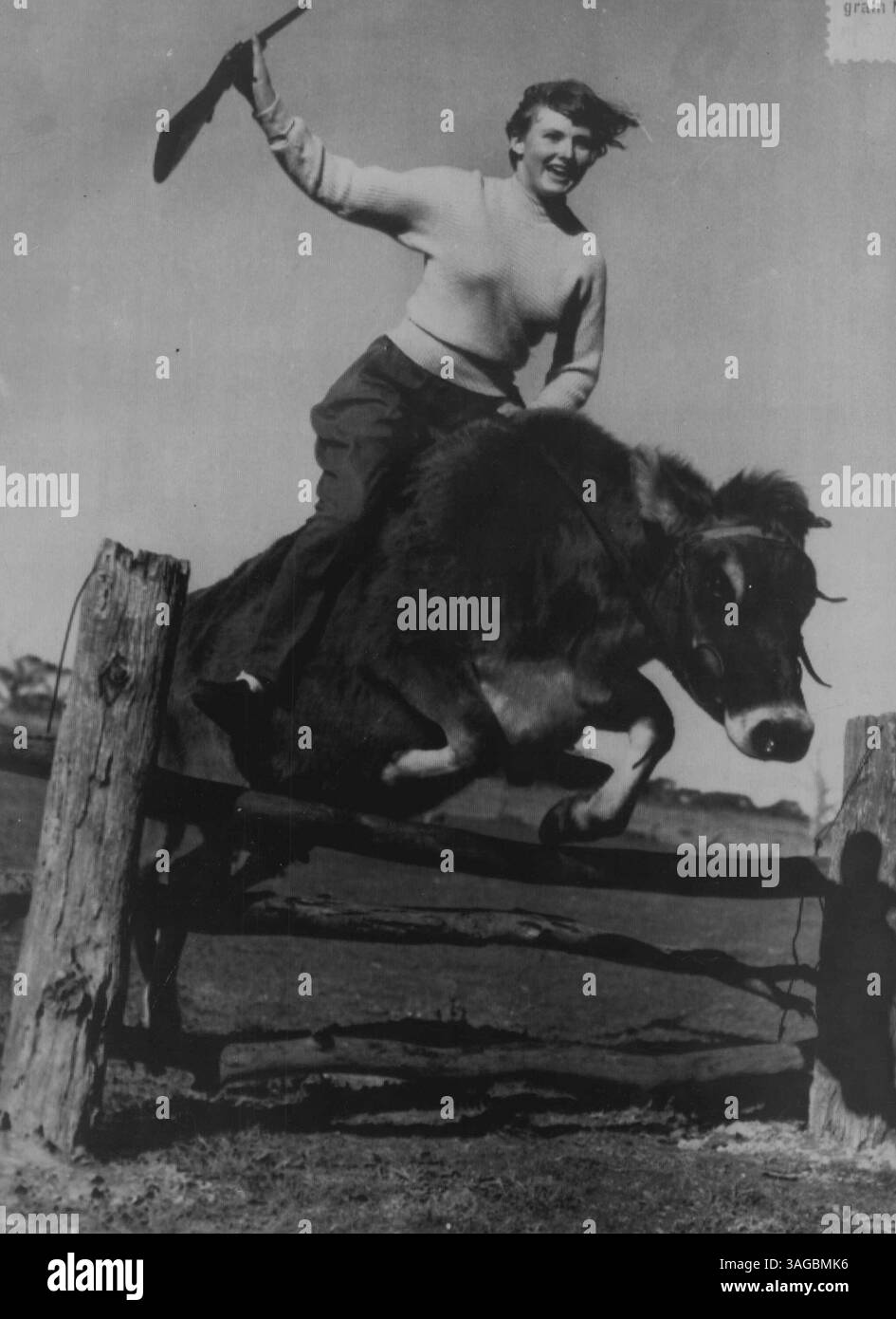 Victoria's Cow girl, made world famous by a newspaper photograph in ...