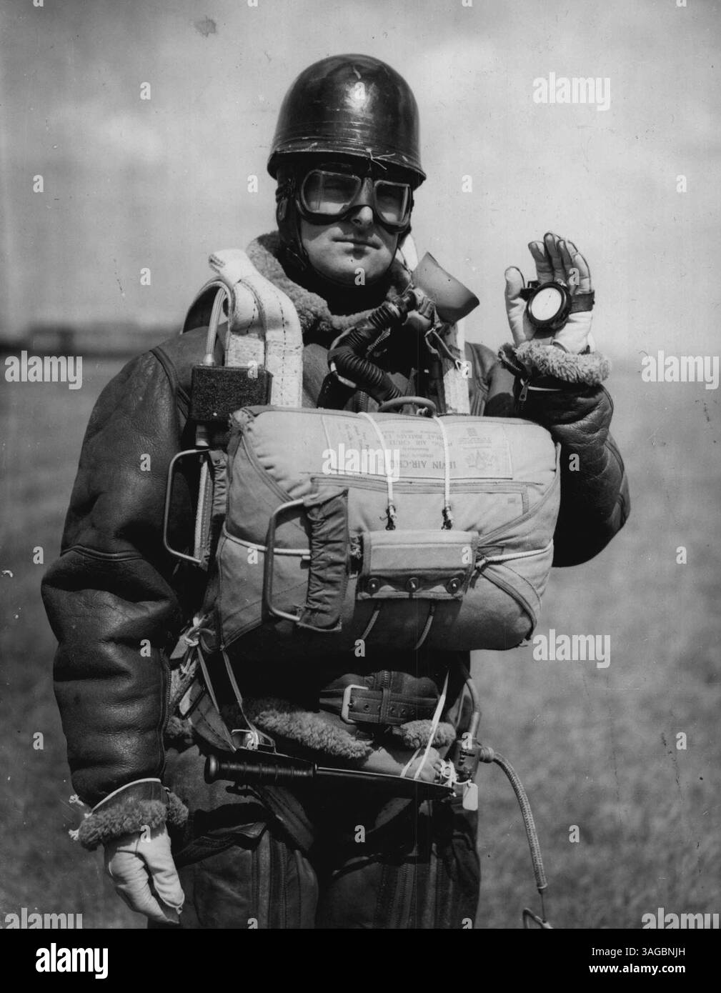 Falls 15,000 Feet - Then 'Chute Opens' -- Major Terence Willans ...