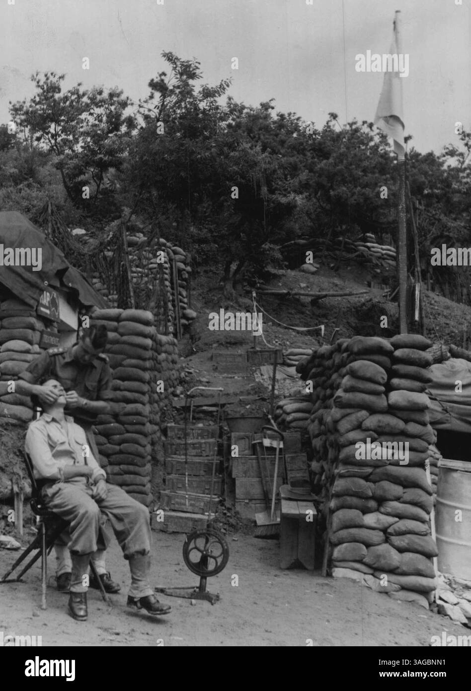 No Soldier is fighting fit with toothache. Here Capt. John Morgan, of ...