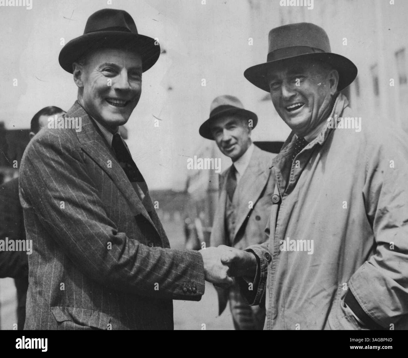 Sir Hugh Meets Sir Hugh: Noted Australian-born surgeon Sir Hush Cairns ...