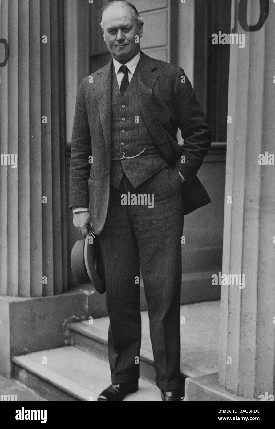 Sir T. Inskip, Minister for Defence, Surprise Decision. New Photographs ...