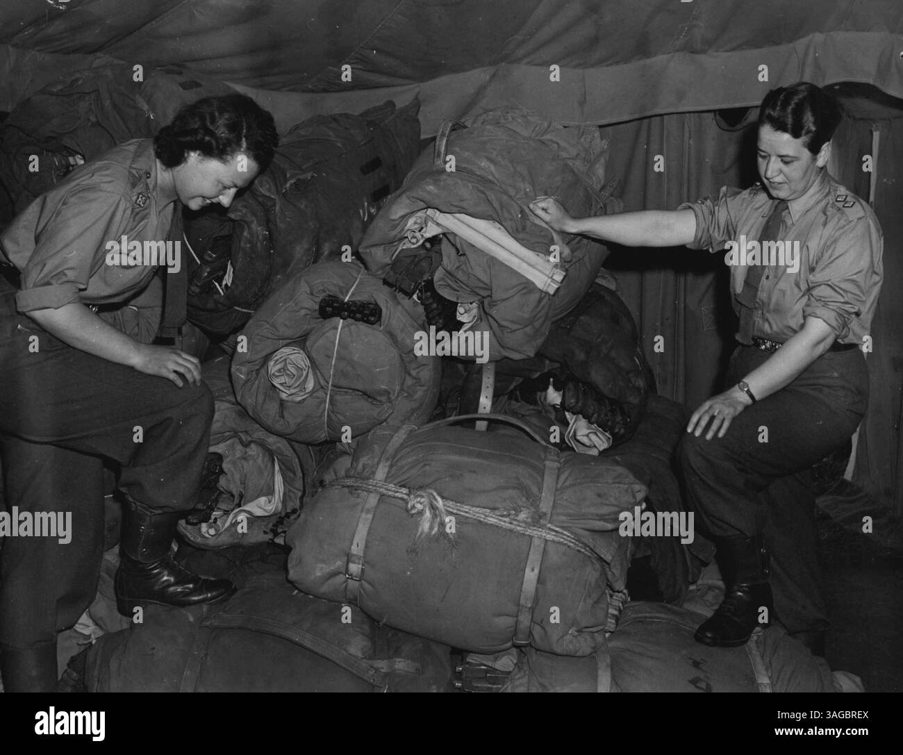 Every Soldier's Problem. Searching for their sleeping bags upon their ...