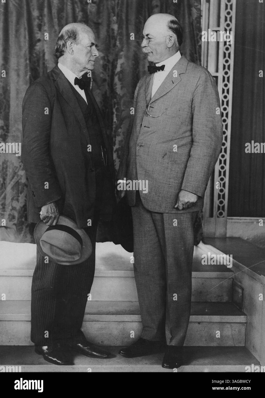 Gov. Bryan Named as Davis running mate. Above are shown Gov. Charles W ...