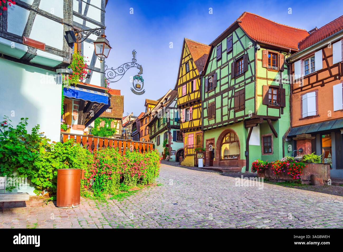Riquewihr is a charming medieval village in Alsace, France, known for ...