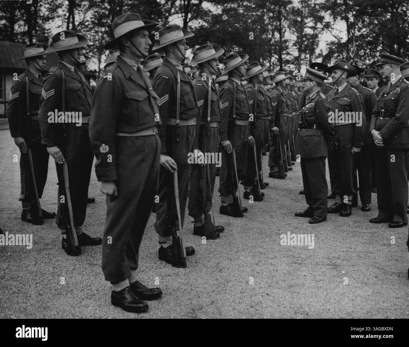 C.I.G.S. Inspects Australian Coronation Contingent - General Sir John ...