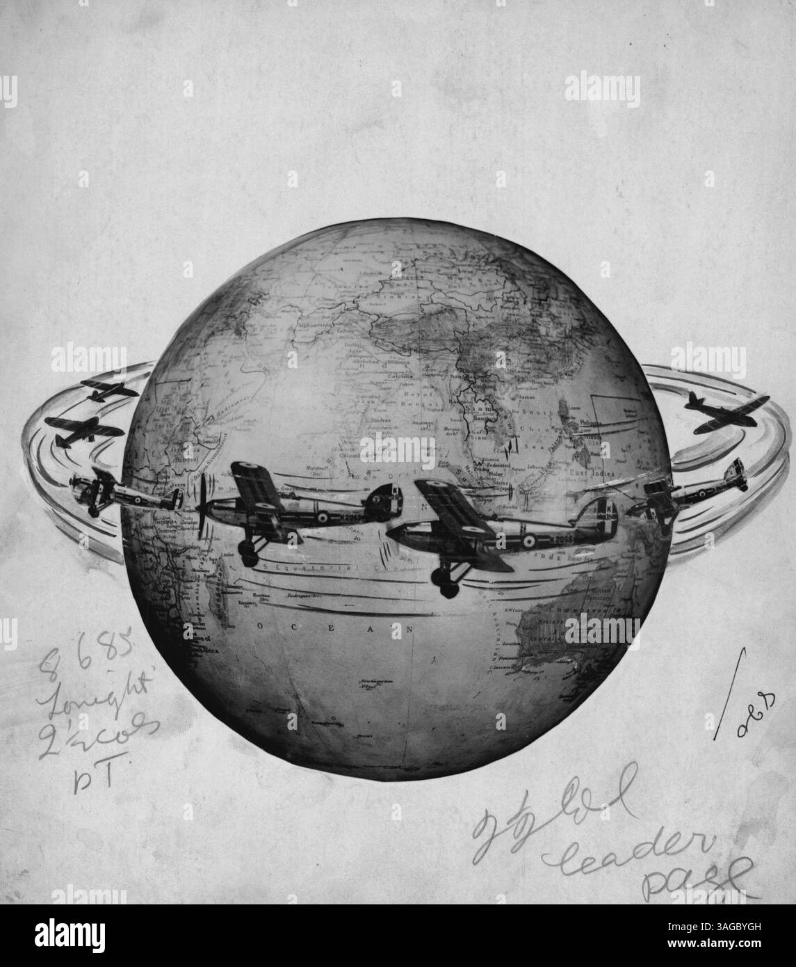 Aviation 820 - Centenary Air Race Oct. 15, 1934 - CWA. Scott & T ...