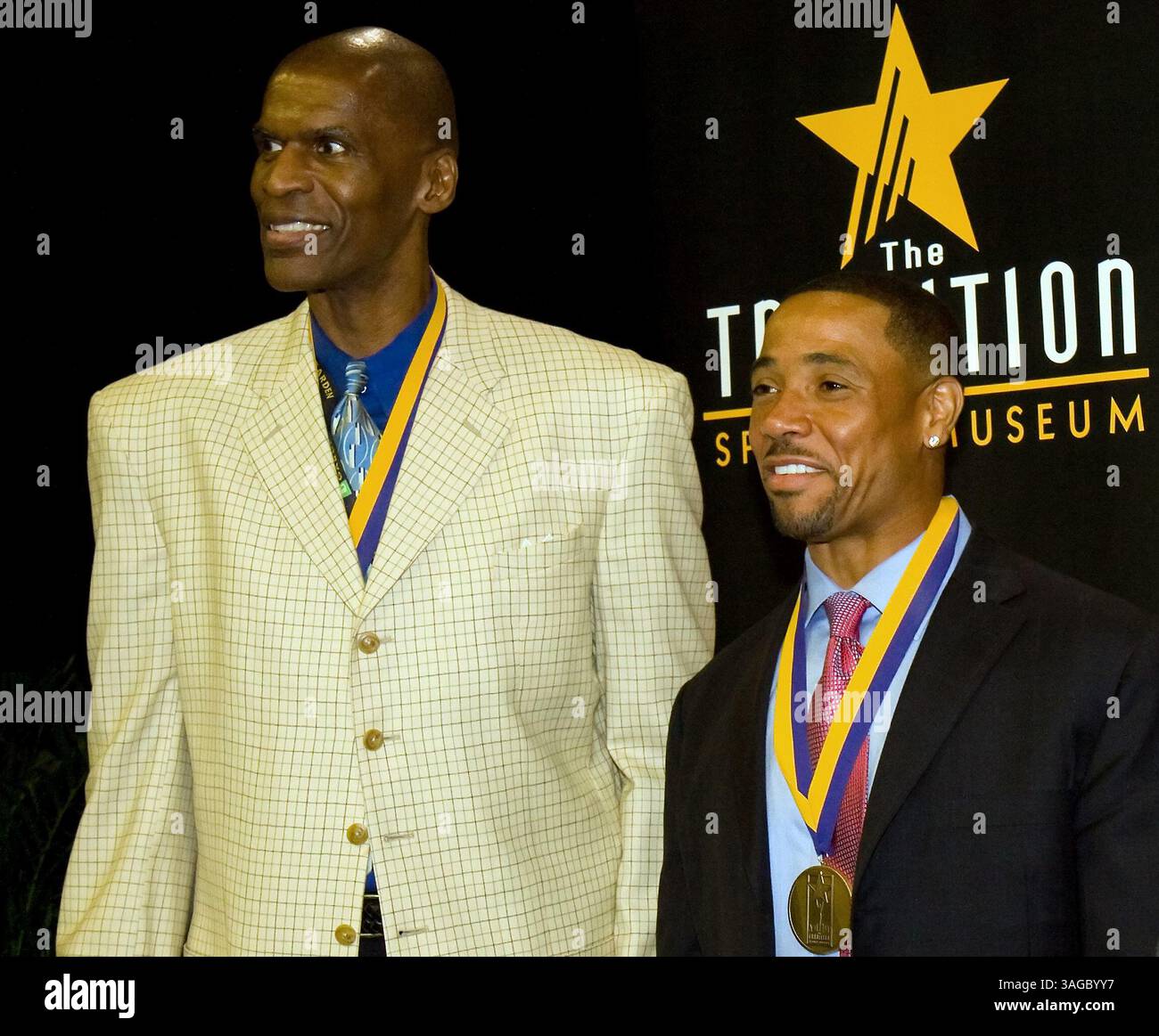 June 27, 2012: Former Boston Celtic center Robert Parish and Former New ...