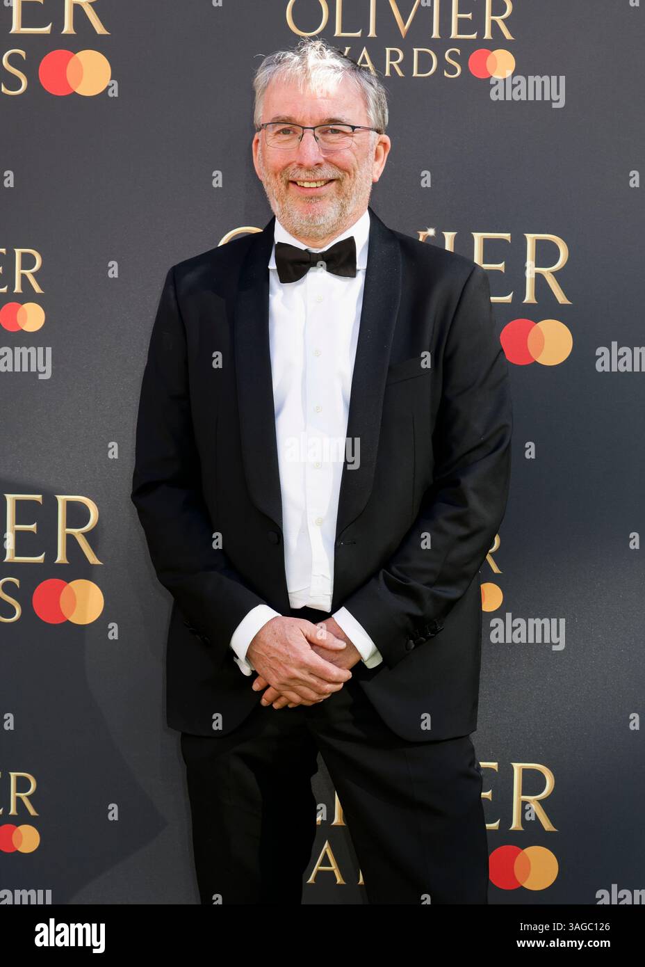 Bryan Raven attends the Olivier Awards 2025 at the Royal Albert Hall in ...