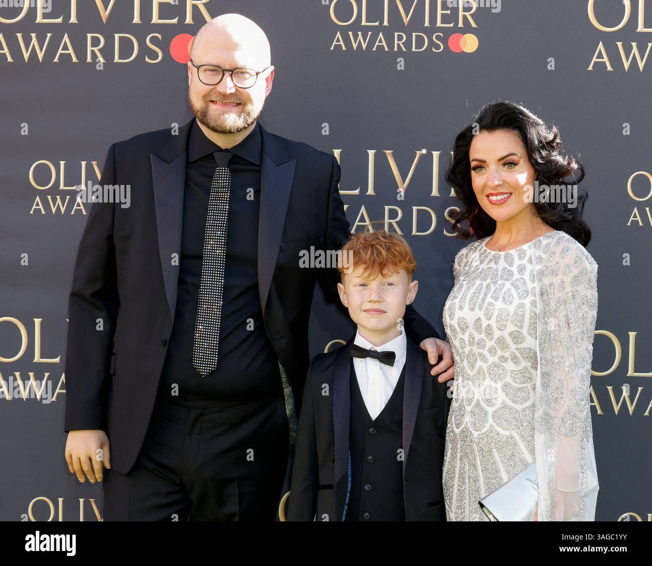 Michael Harrison attends the Olivier Awards 2025 at the Royal Albert ...
