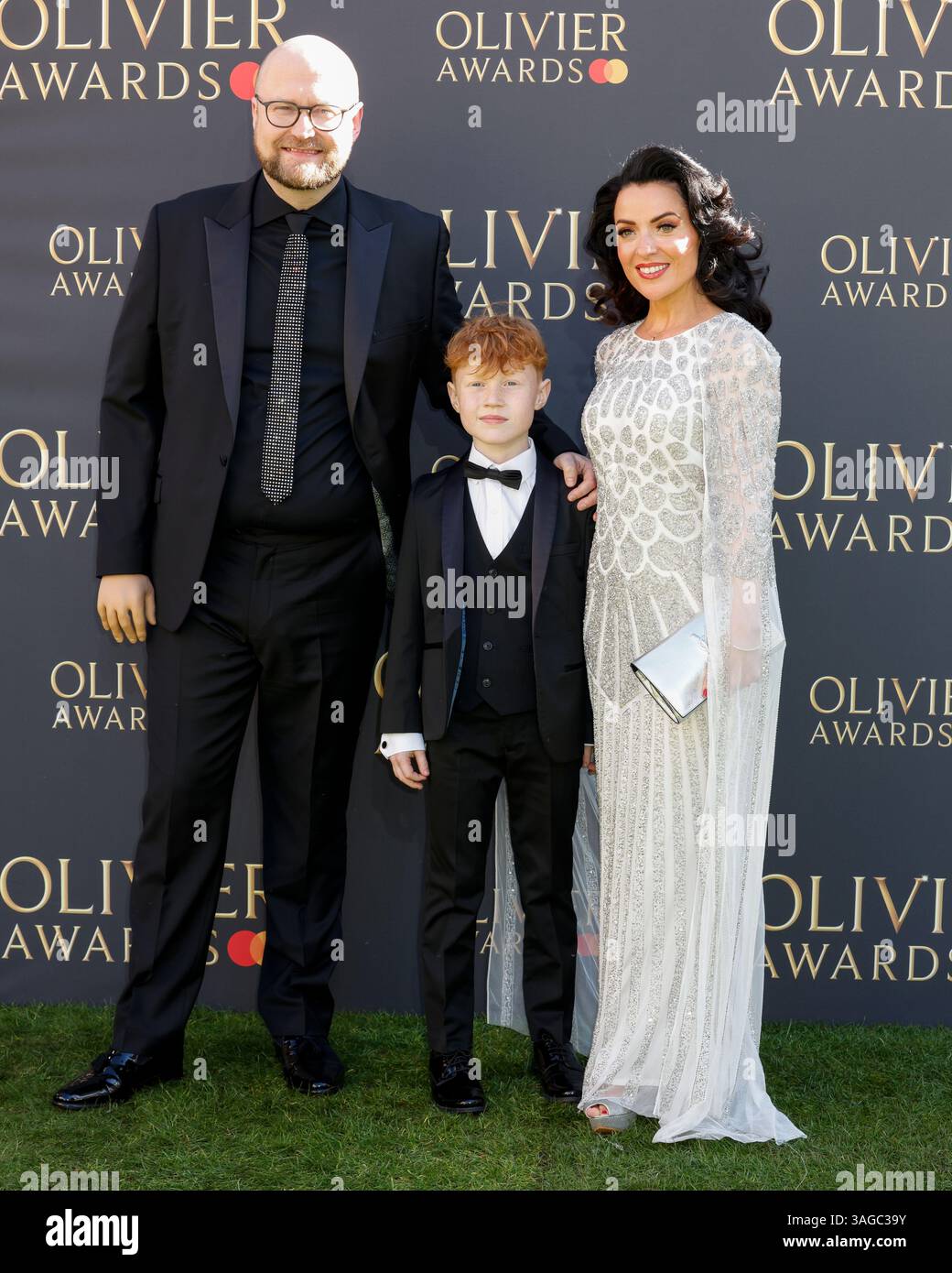 Michael Harrison attends the Olivier Awards 2025 at the Royal Albert ...