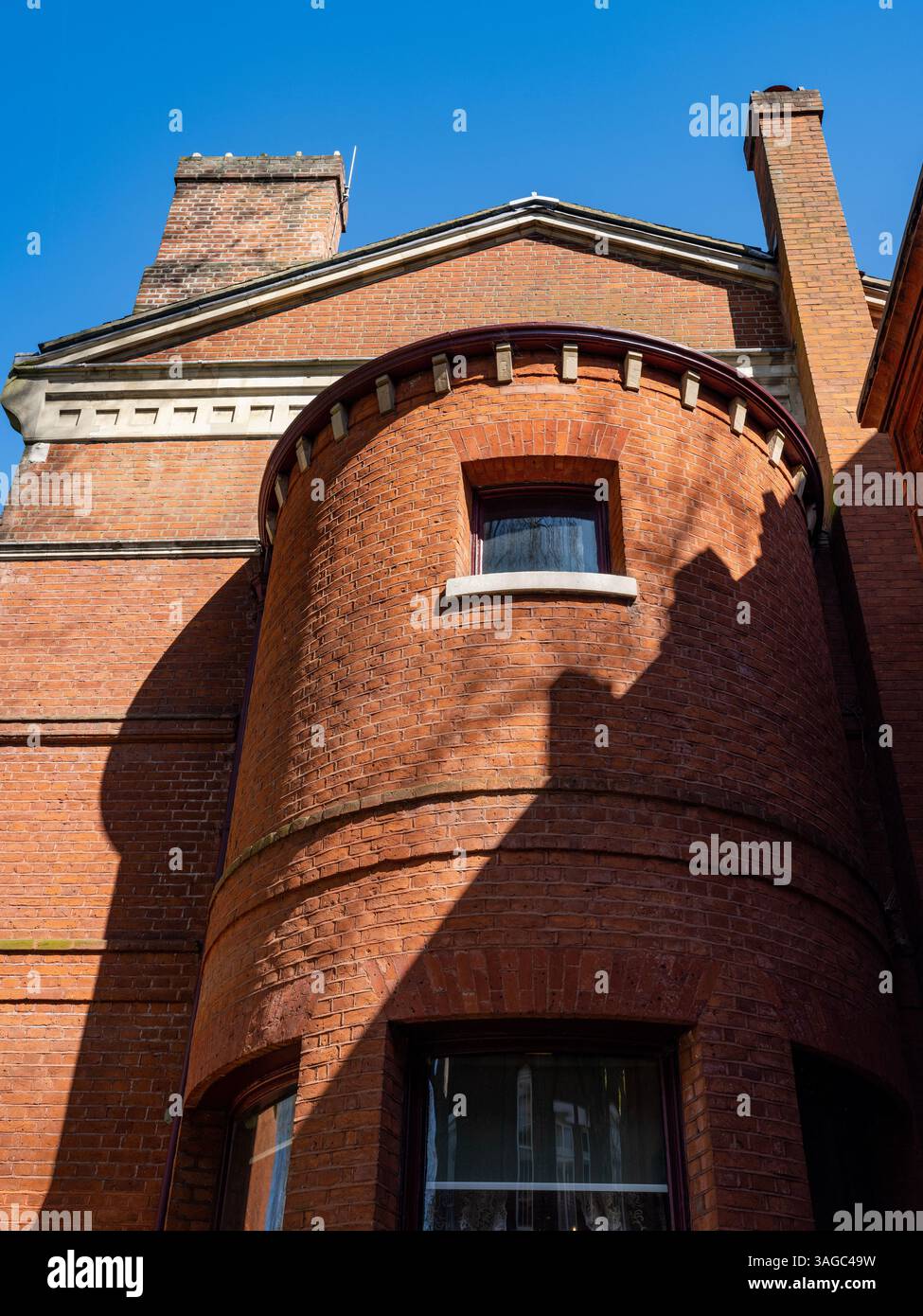 Rear of Leighton House, Holland Park Road, Kensington, London; home of ...