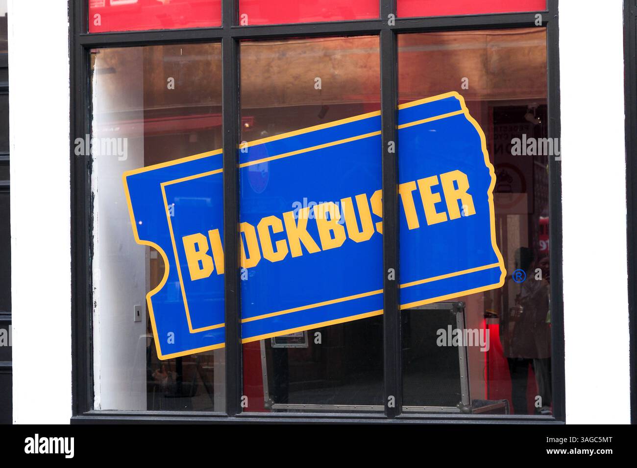 Soho, London, UK. 8th Apr 2025. The KitKat Blockbuster pop-up shop is ...
