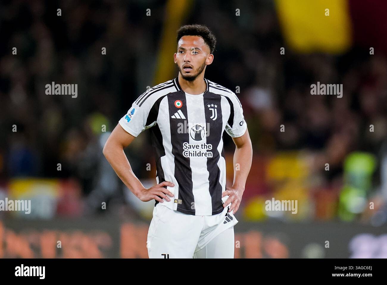 Rome, Italy. 06th Apr, 2025. Lloyd Kelly of Juventus FC during the ...