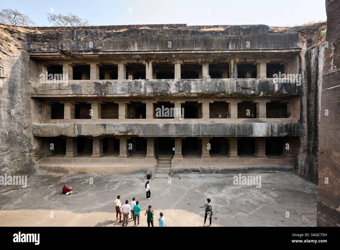 Ellora Cave 12, Do Taal, Aurangabad, India, Asia Stock Photo - Alamy