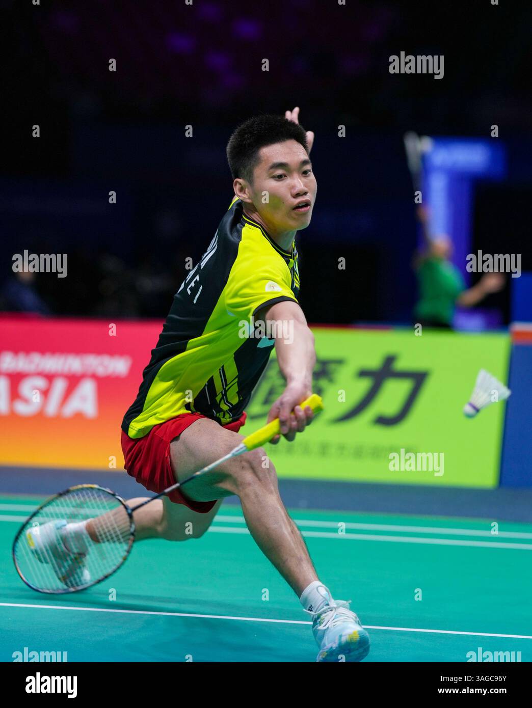 Ningbo, China's Zhejiang Province. 8th Apr, 2025. Kah Kit Kan of Brunei ...