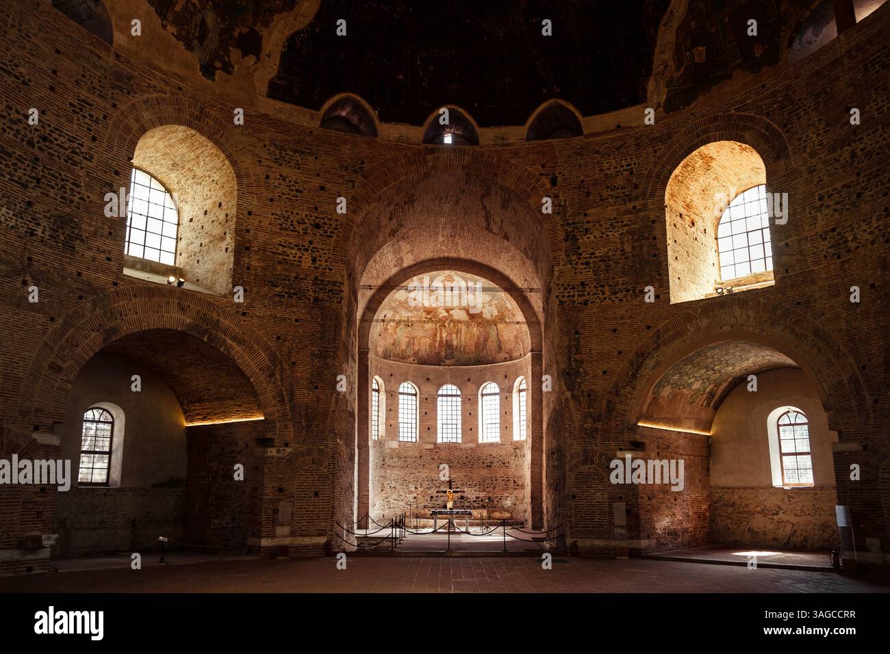 Inside of Rotunda of Galerius, one of the earliest Christian monuments ...
