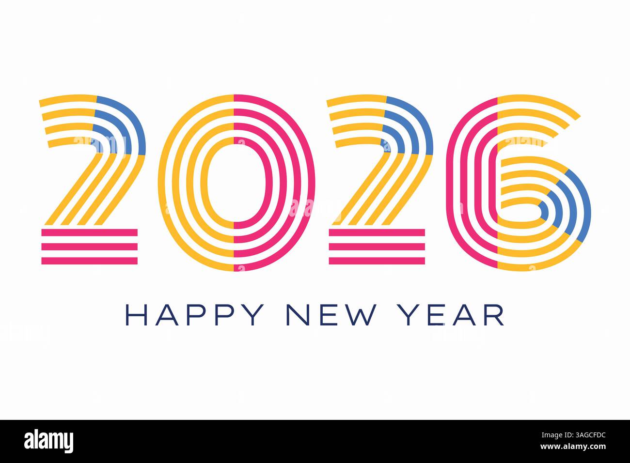 Vibrant 2026 new year countdown hi-res stock photography and images - Alamy