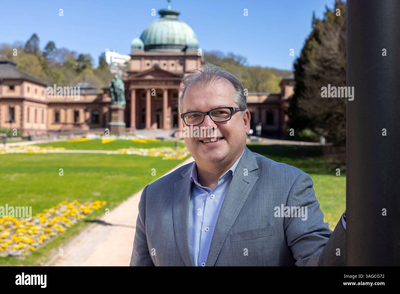 PRODUCTION - 07 April 2025, Hesse, Bad Homburg: Spa director Holger ...