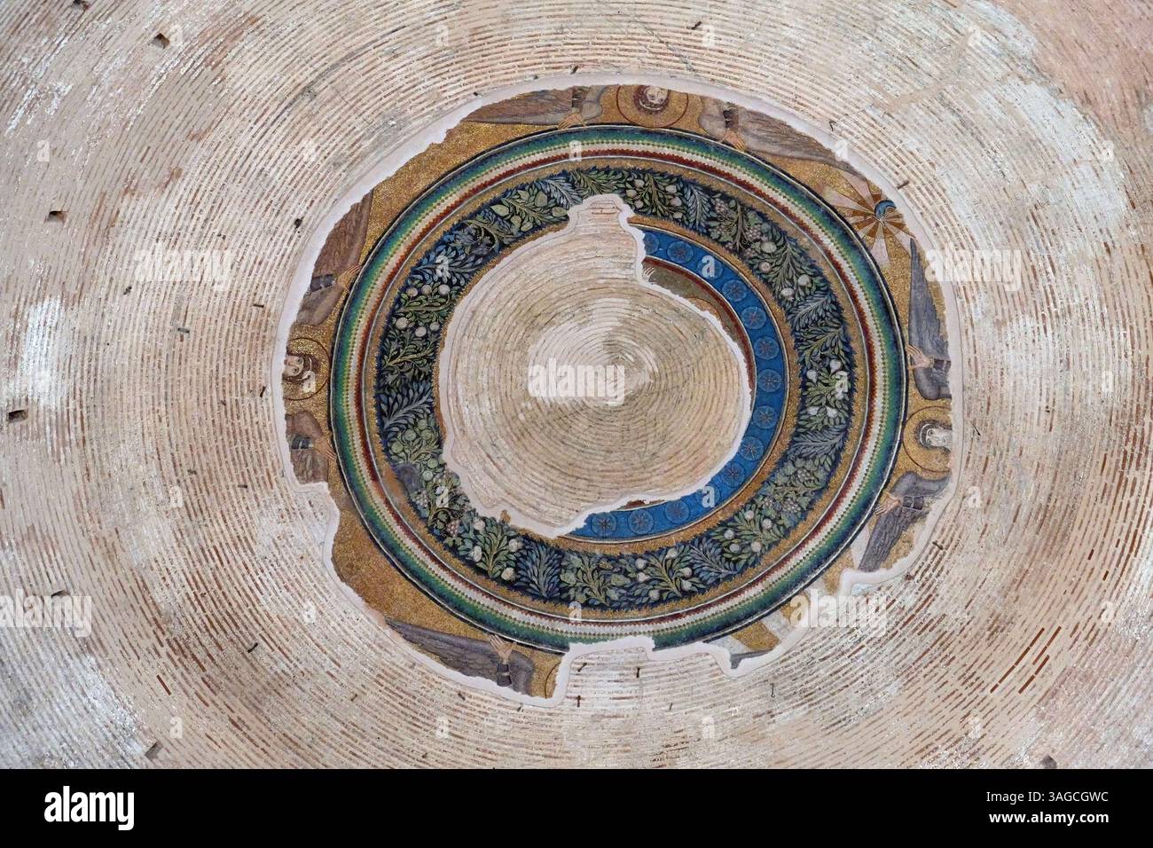 Inside of Rotunda of Galerius, one of the earliest Christian monuments ...