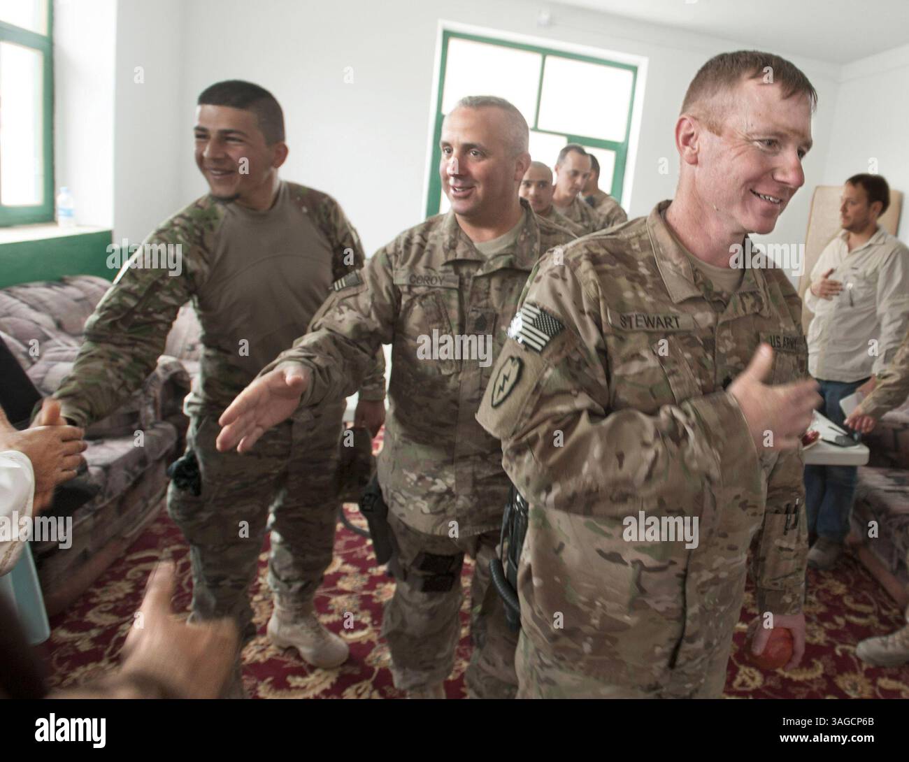March 28, 2012 - Mizan, ZABUL PROVINCE, AFG - Lt. Col. Jeffrey Stewart ...