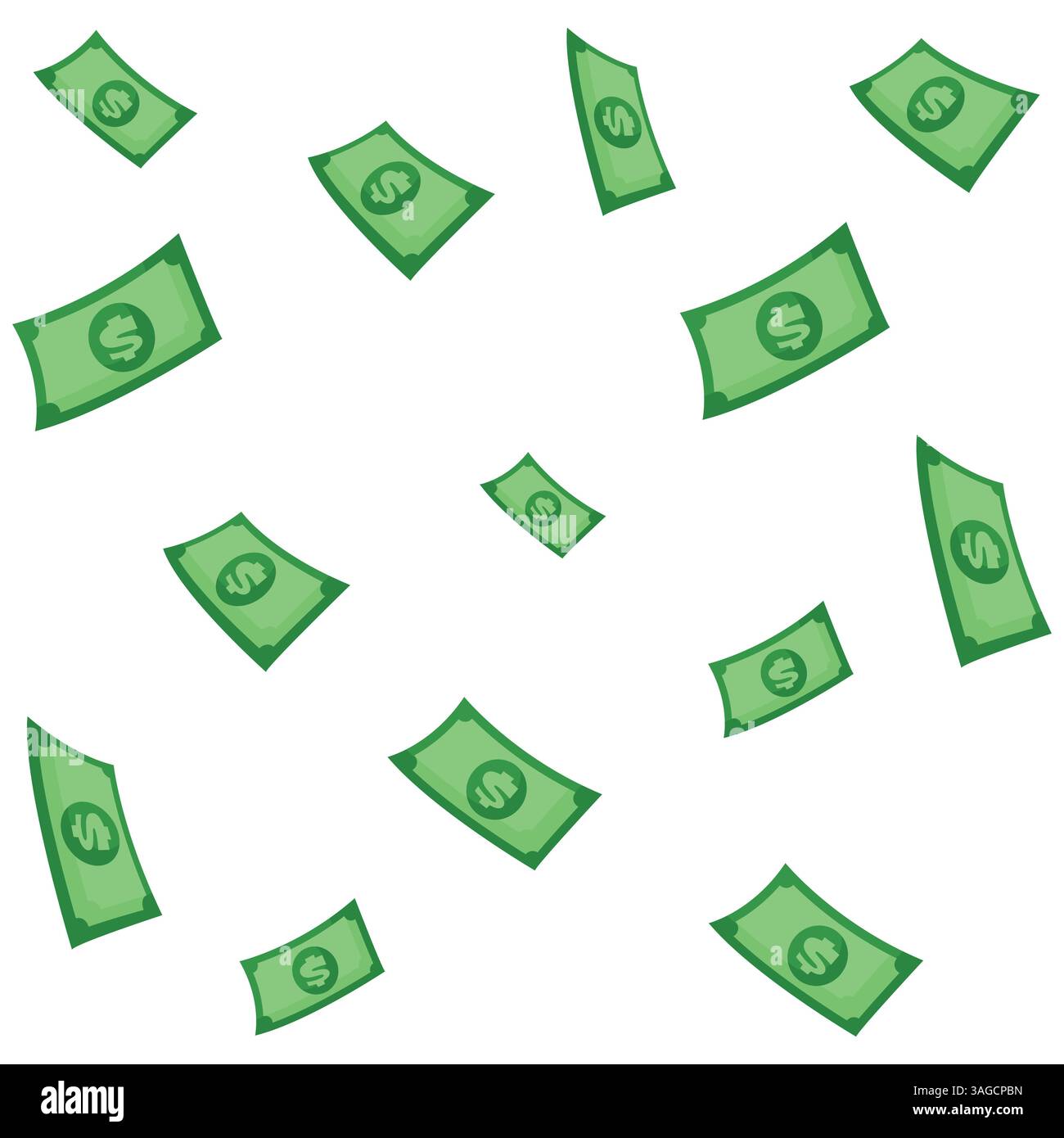 dollar pattern flat vector illustration Stock Vector Image & Art - Alamy