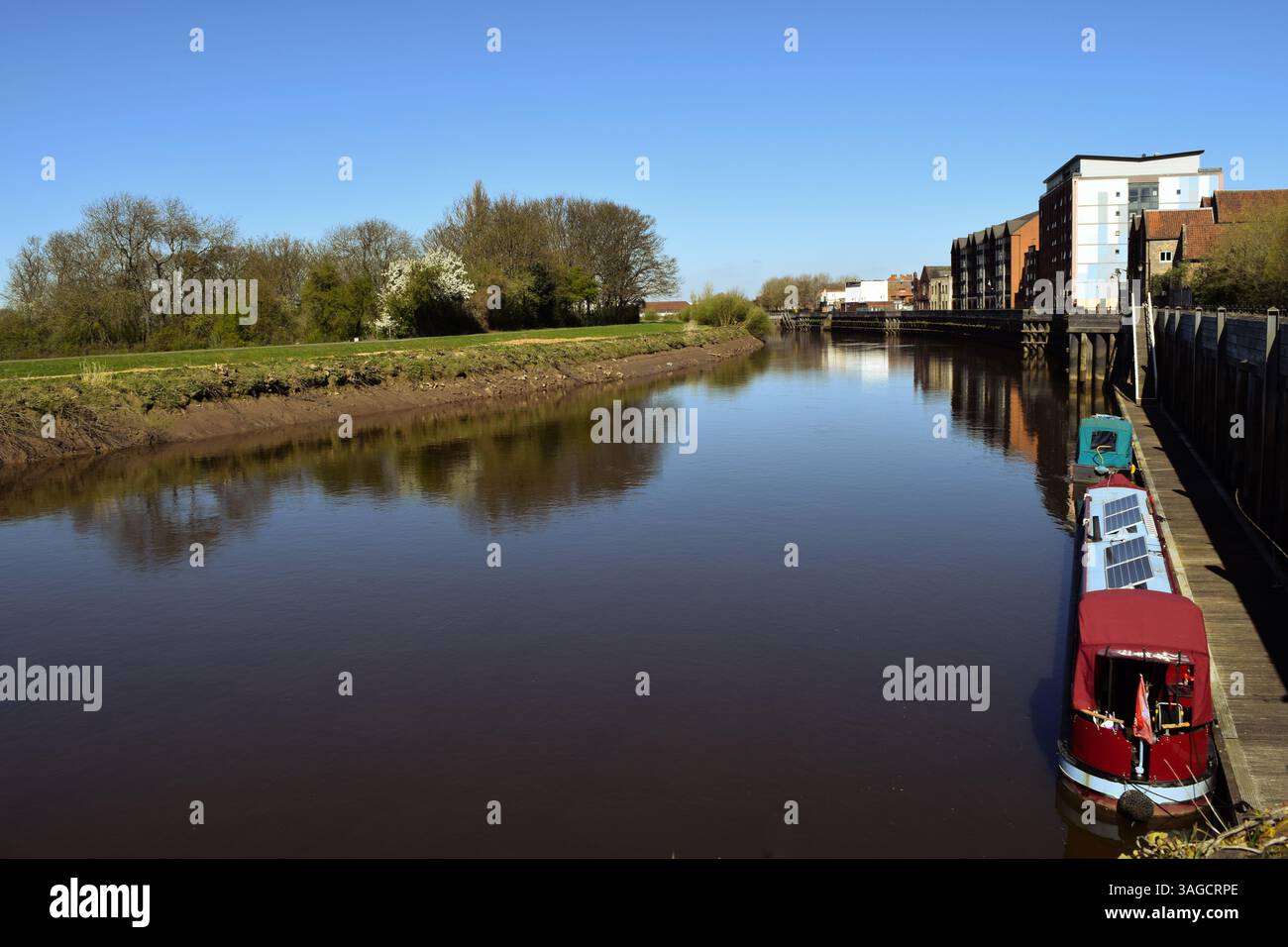 River Trent, Gainsborough, Lincolnshire UK Stock Photo - Alamy