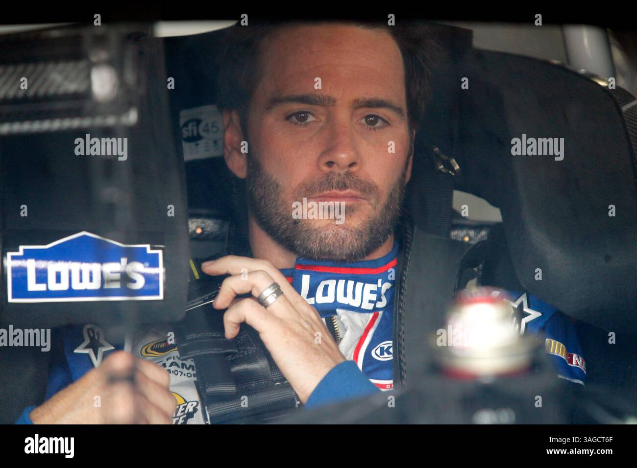 CONCORD, NC - MAY 24, 2012: Jimmie Johnson (48) prepares to take to the ...