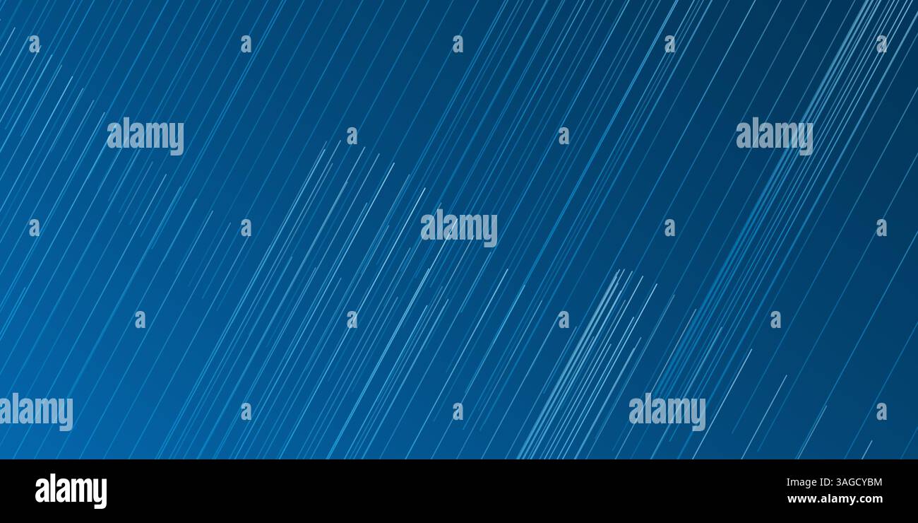 A sleek blue abstract background with converging lines and smooth ...