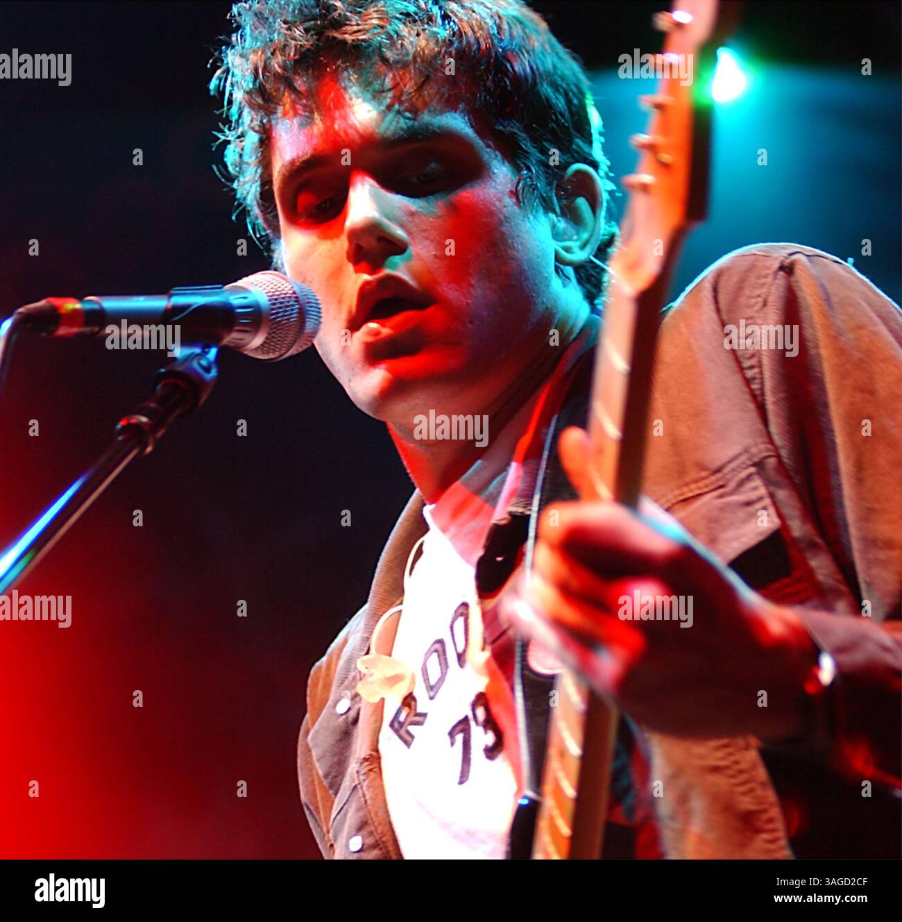 Jul 17, 2002; Boston, Massachusetts, USA; JOHN MAYER performs at the ...