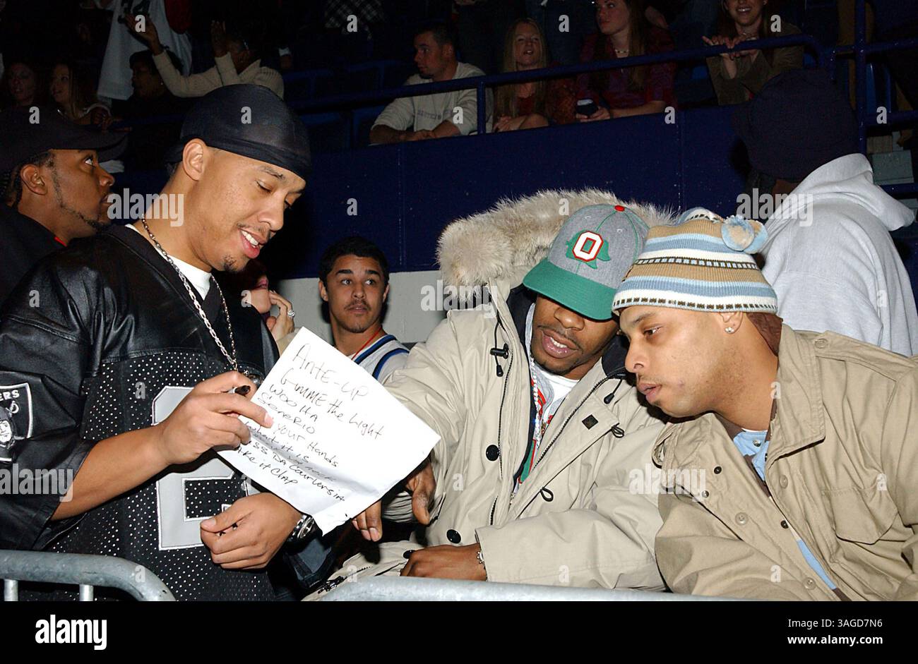 Dec 07, 2002; Hartford, CT, USA; Rap artists BUSTA RHYMES and SPLIFF of ...