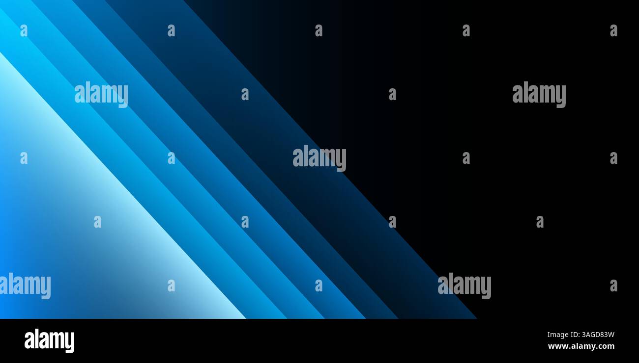 A modern abstract design featuring bold diagonal shades of blue ...
