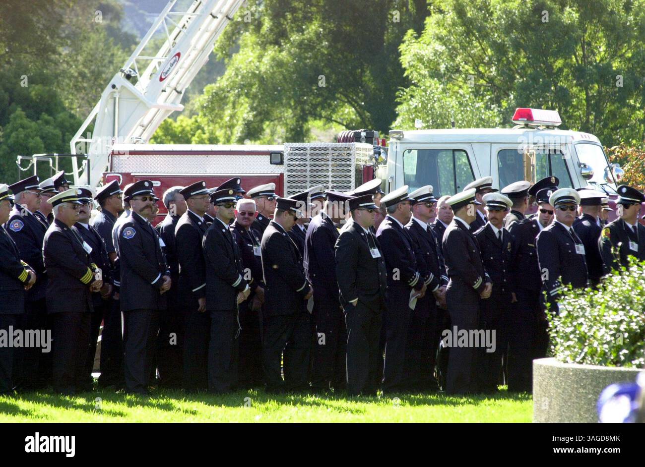Nov 12, 2003; San Rafael, CA, USA; Novato, California firefighter ...
