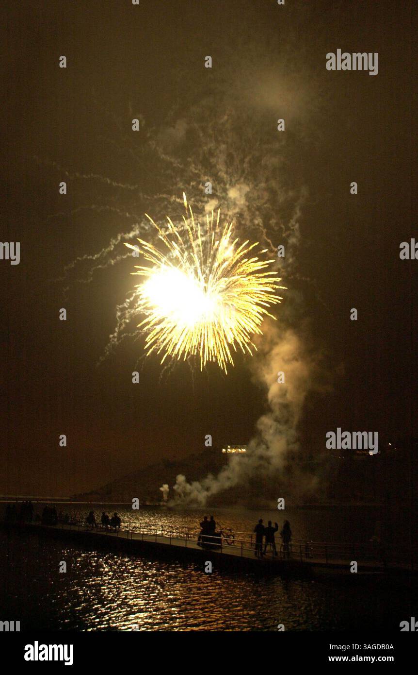 May 17, 2003 - San Diego, California - Fireworks provided a spectacular ...
