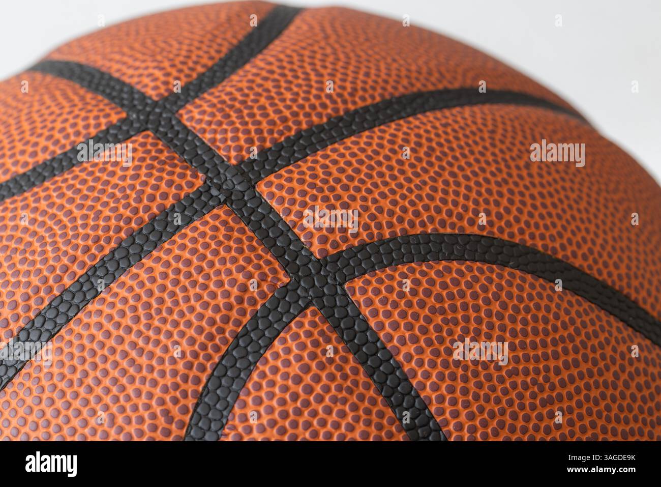 Closeup of basketball textured background for design purpose Stock ...