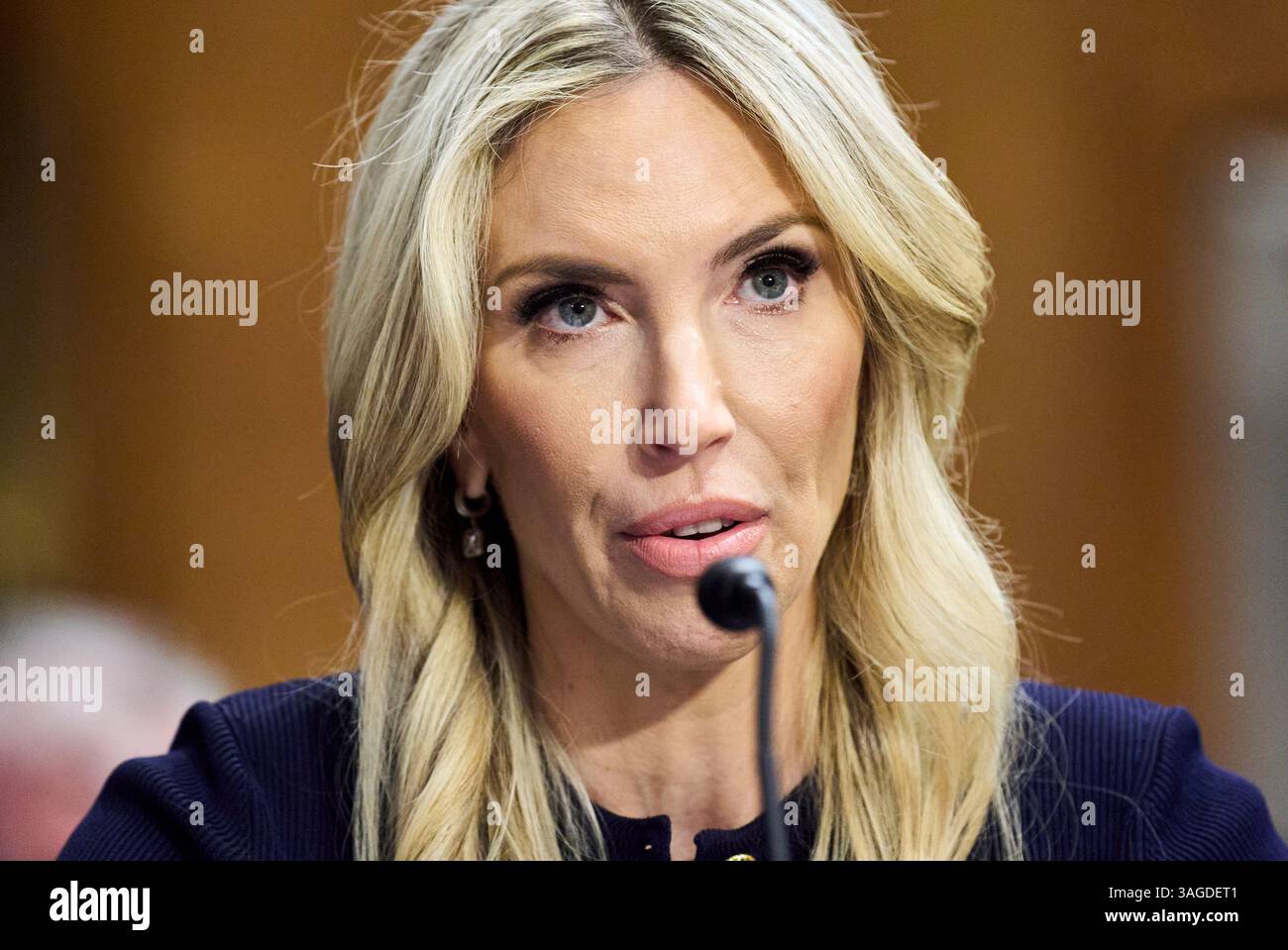 Nicole McGraw, speaks during a Senate Foreign Relations Committee ...