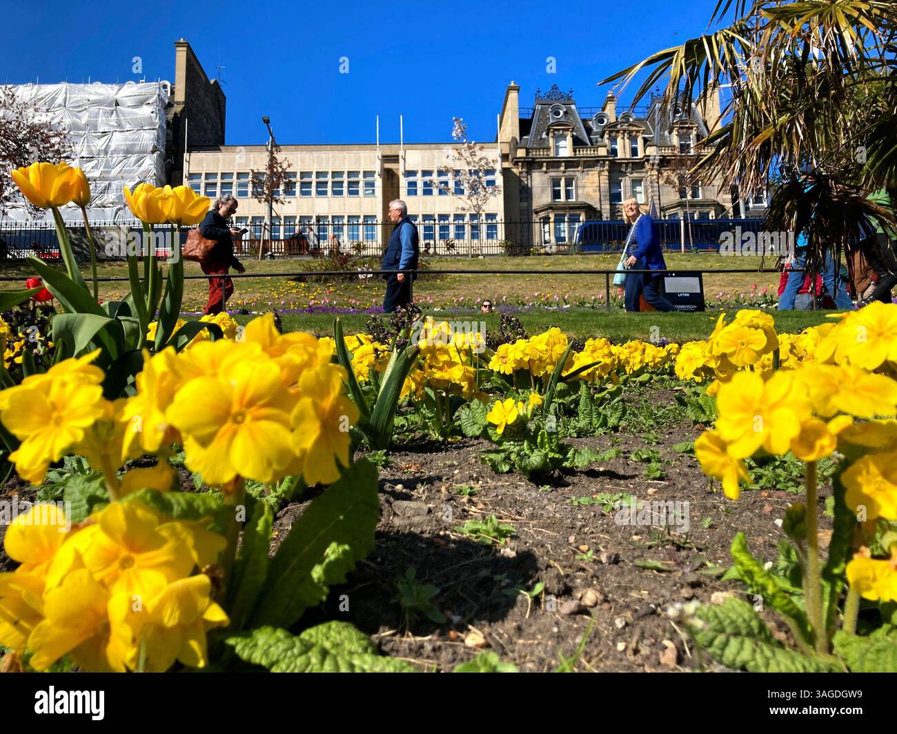 Edinburgh, Scotland, UK. 8th Apr 2025. The glorious sunny weather ...