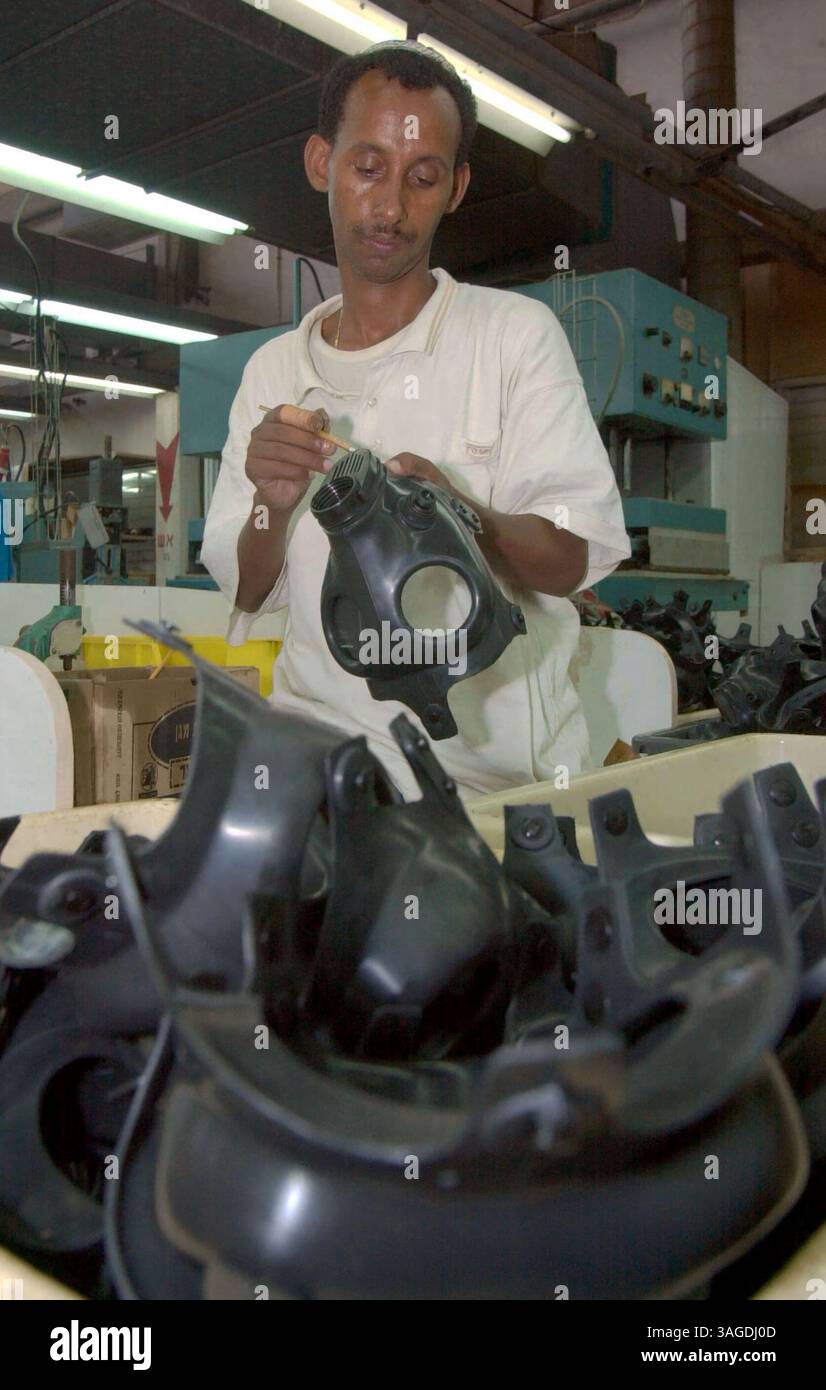 Gas masks assembly line hi-res stock photography and images - Alamy