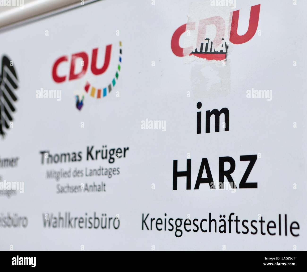 08 April 2025, Saxony-Anhalt, Halberstadt: View of a display case in ...