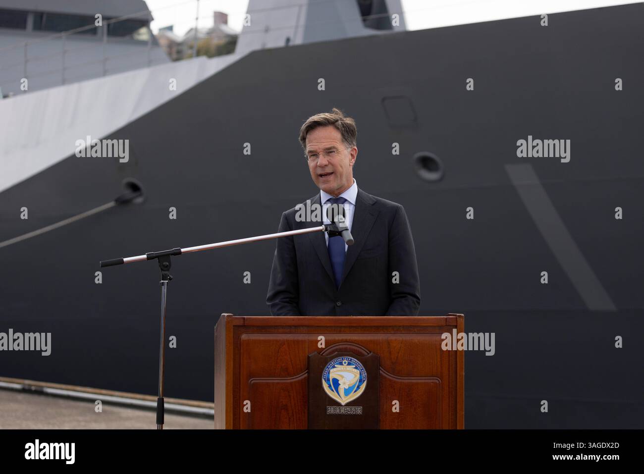 NATO Secretary General Mark Rutte speaks to journalists regarding the ...
